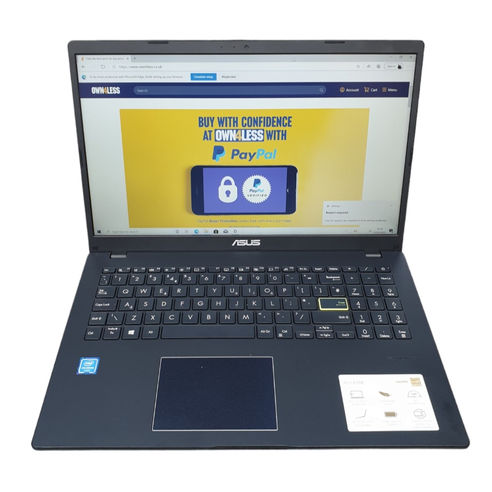 Pre-owned ASUS E510M 15.6" Laptop - Intel Celeron 128 GB eMMC - Own4Less